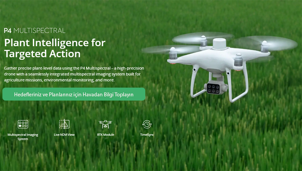 DJI Phantom 4 Multispectral - P4 Multispectral | syd.com.tr