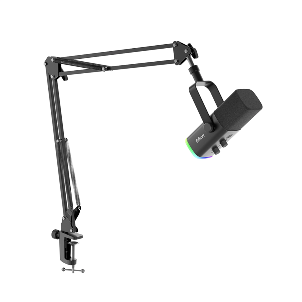 Fifine Ampligame AM8T USB Mikrofon Seti - RGB Dinamik Mikrofon